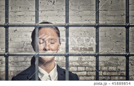 Woman prisoned in wardの写真素材 [45889854] - PIXTA