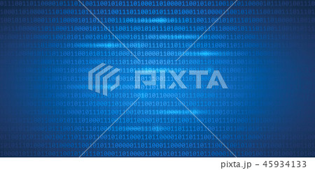 blue matrix digital binary code web backgroundのイラスト素材 [45934133] - PIXTA