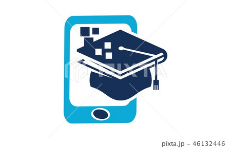 Mobile Learning Logo Design Template Vectorのイラスト素材 [46132446] - PIXTA
