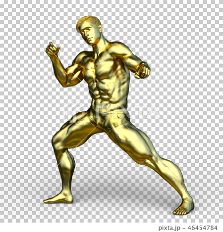 Gold statue - Stock Illustration [46454784] - PIXTA
