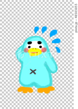 Embarrassed penguin. - Stock Illustration [46503855] - PIXTA