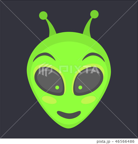 Alien head - Smileのイラスト素材 [46566486] - PIXTA