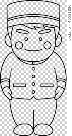 Male Character Hotel Man - Stock Illustration [46581886] - PIXTA