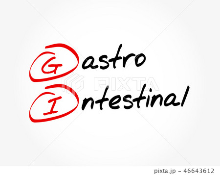 GI - Gastrointestinal acronymのイラスト素材 [46643612] - PIXTA