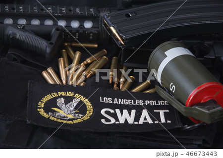 Lapd Swat Patch LAPD SWAT Machinegun