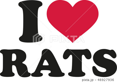I love ratsのイラスト素材 [46927936] - PIXTA
