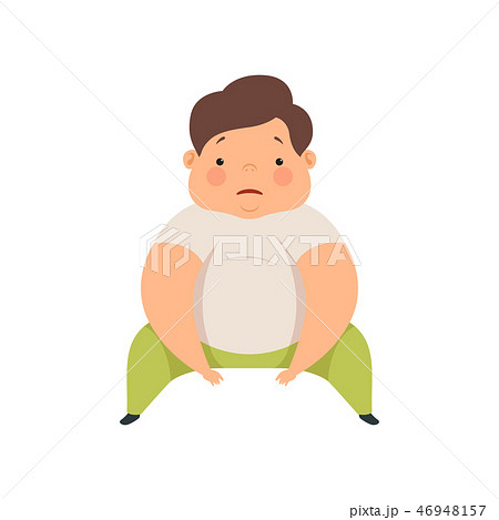 Sad Fat Kid Cartoon