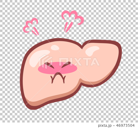 Angry fatty liver - Stock Illustration [46973504] - PIXTA