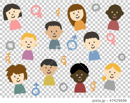 LGBT various gender Various races - Stock Illustration [47429896] - PIXTA
