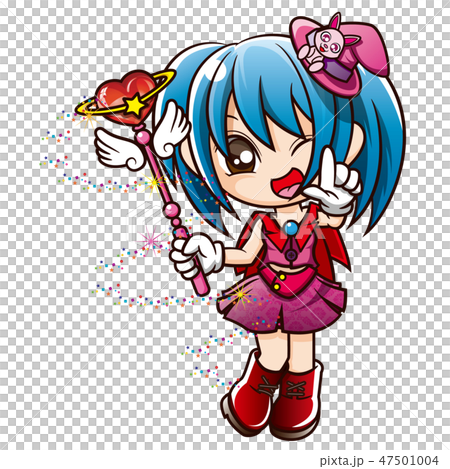 Magical girl - Stock Illustration [47501004] - PIXTA