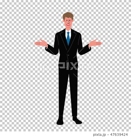 Business hand raising pose concept illustration - Stock Illustration ...