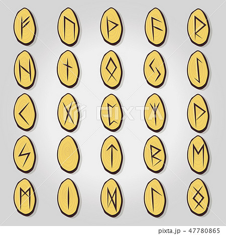 Old Rune Symbols 170+ Nordic Runes Pictures Stock Illustrations,