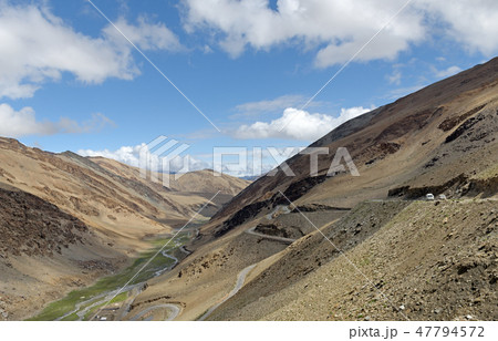 Tanglangla pass ,second heighest pass of the worldの写真素材 [47794572] - PIXTA