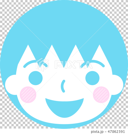 Facial expression face circle icon vector color... - Stock Illustration ...