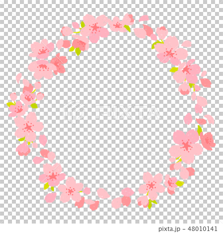 Cherry tree frame - Stock Illustration [48010141] - PIXTA