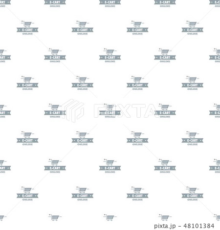 E cart pattern vector seamlessのイラスト素材 [48101384] - PIXTA