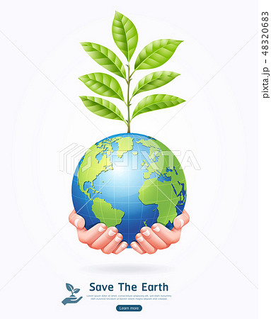 Save Earth Hand Logo