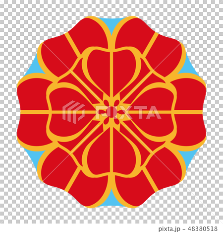 Hanagasa Okinawa material illustration - Stock Illustration [48380518 ...