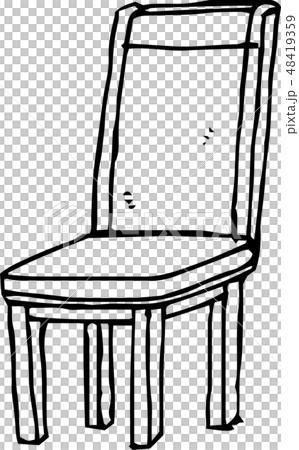 Chair chair Hand-drawn rough sketch - Stock Illustration [48419359] - PIXTA