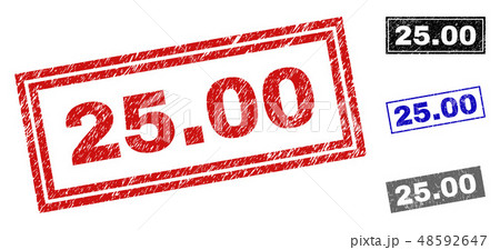 Grunge 25.00 Textured Rectangle Stampsのイラスト素材 [48592647] - PIXTA