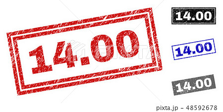 Grunge 14.00 Textured Rectangle Stampsのイラスト素材 [48592678] - PIXTA