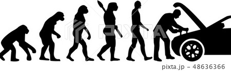 Motor mechanic evolutionのイラスト素材 [48636366] - PIXTA