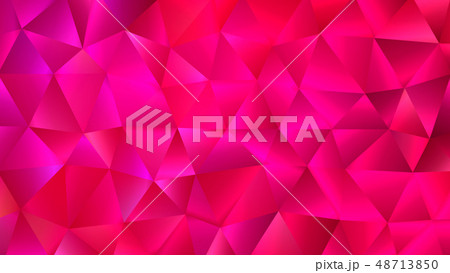 Saturated Magenta and Pink Low Poly Backdropのイラスト素材 [48713850] - PIXTA