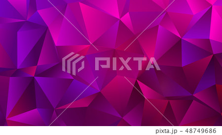 Saturated Magenta and Pink Low Poly Backdropのイラスト素材 [48749686] - PIXTA