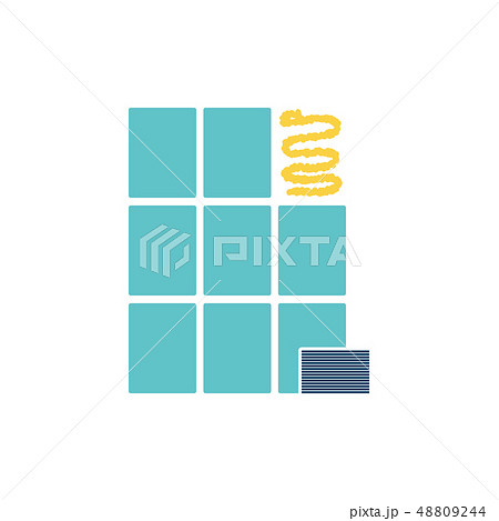 Wall tiles iconのイラスト素材 [48809244] - PIXTA