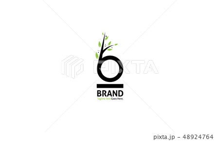 Six tree leaf nature vector logo designのイラスト素材 [48924764] - PIXTA