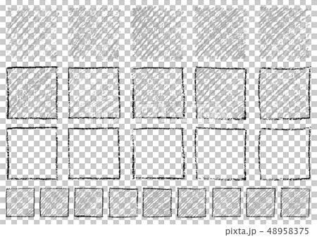 Crayon square - Stock Illustration [48958375] - PIXTA