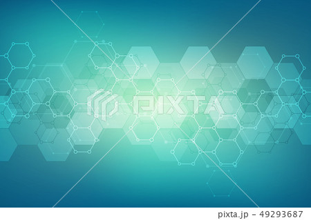Abstract background of science and innovation...のイラスト素材 [49293687] - PIXTA