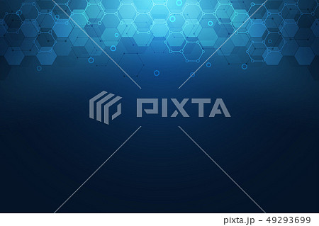 Abstract background of science and innovation...のイラスト素材 [49293699] - PIXTA