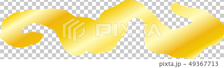 Gold line Curved Curved Material Underlined Gold - Stock Illustration ...