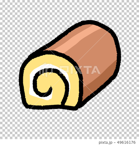 Roll cake-simple picto - Stock Illustration [49616176] - PIXTA