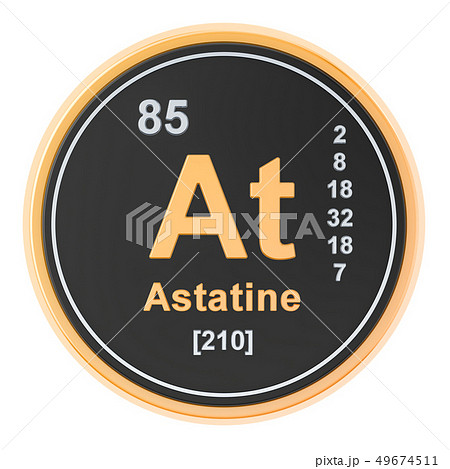Astatine 3d Model