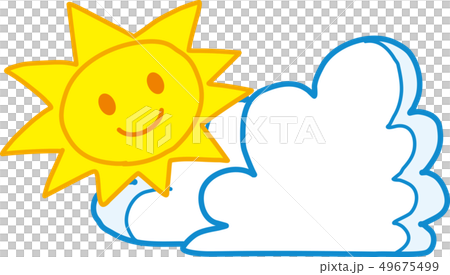 Sun and clouds - Stock Illustration [49675499] - PIXTA