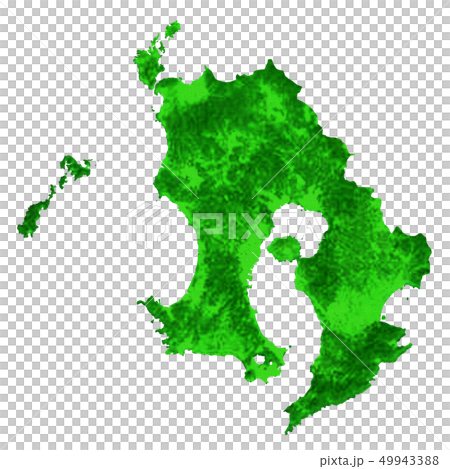 Kagoshima Prefecture Map 1 - Stock Illustration [49943388] - PIXTA