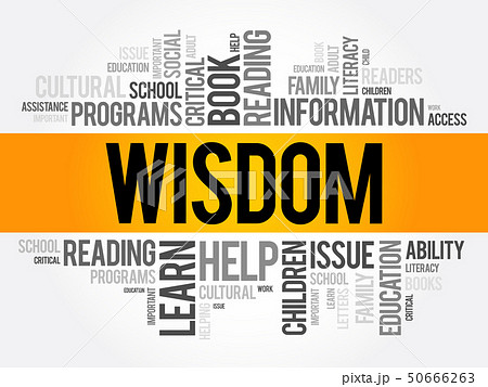 Wisdom word cloud collageのイラスト素材 [50666263] - PIXTA