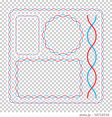 DNA gene design frame set illustration vector - Stock Illustration ...