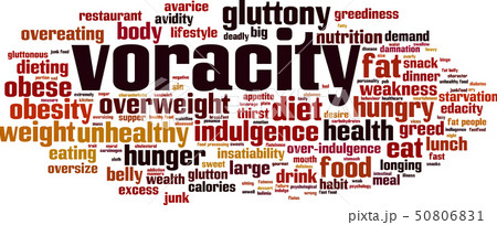 Voracity word cloudのイラスト素材 [50806831] - PIXTA