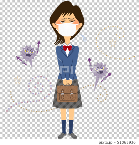 Poor female student - Stock Illustration [51063936] - PIXTA