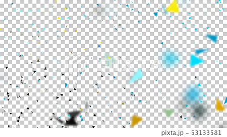 CG particle triangle - Stock Illustration [53133581] - PIXTA