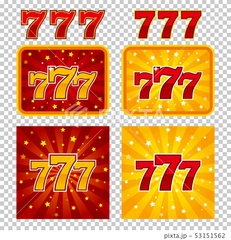 Three Seven 777 Set - Stock Illustration [53151562] - PIXTA