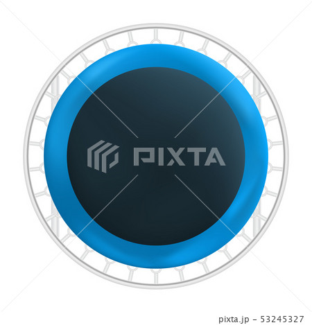 Top view trampoline icon, realistic styleのイラスト素材 [53245327] - PIXTA