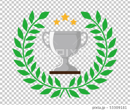 Trophy win cup win cup silver - Stock Illustration [53309181] - PIXTA
