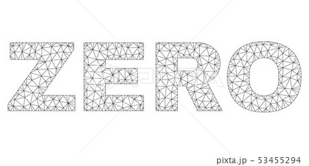 Polygonal Network ZERO Text Labelのイラスト素材 [53455294] - PIXTA