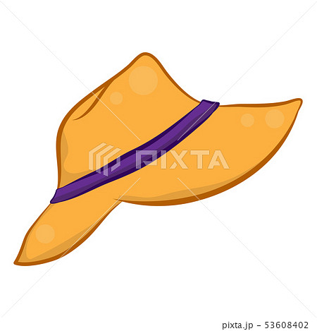 hat isolated illustration on white backgroundのイラスト素材 [53608402] - PIXTA