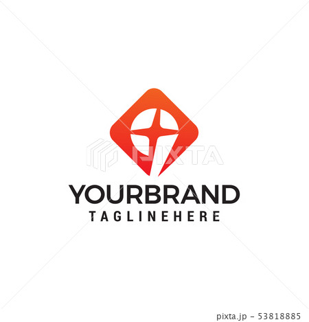 number 9 star logo design concept template vectorのイラスト素材 [53818885] - PIXTA