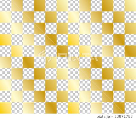 Seamless checkered pattern (gold and white) - Stock Illustration ...